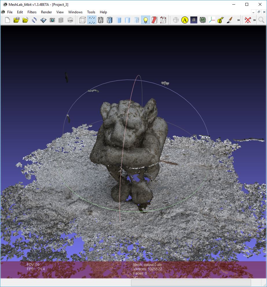 gargoyle_visualsfm_pmvs_pointcloud – Prof. Peter L. Falkingham