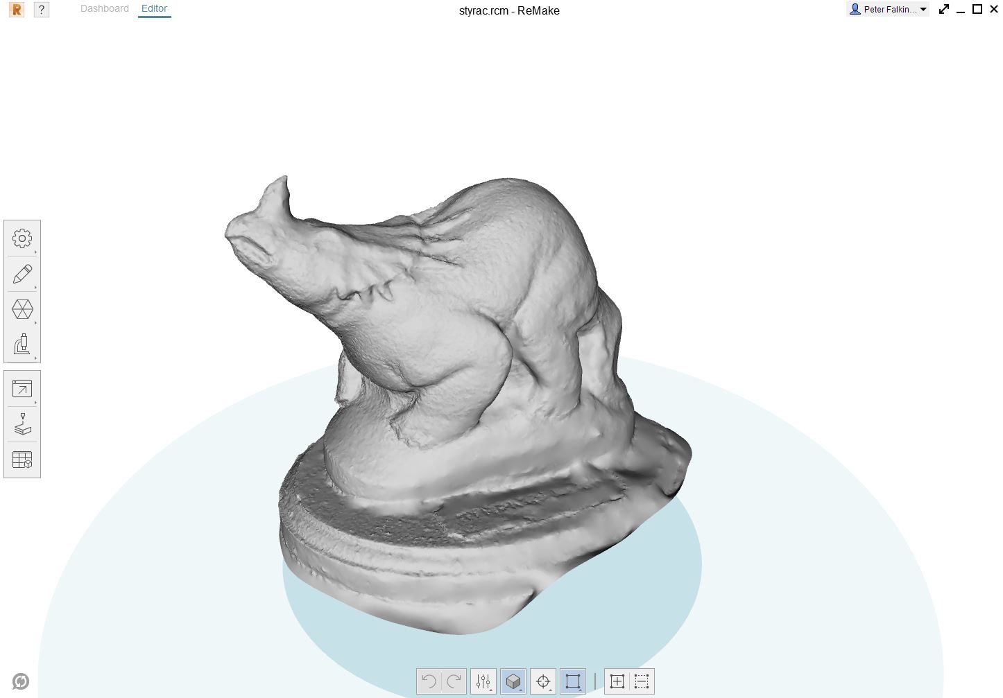Photogrammetry Testing 6: Autodesk ReMake – Prof. Peter L. Falkingham