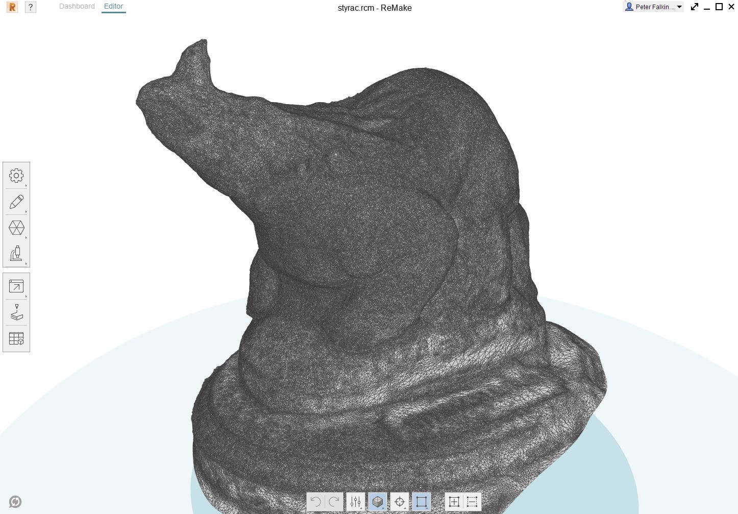 Photogrammetry Testing 6: Autodesk ReMake – Prof. Peter L. Falkingham