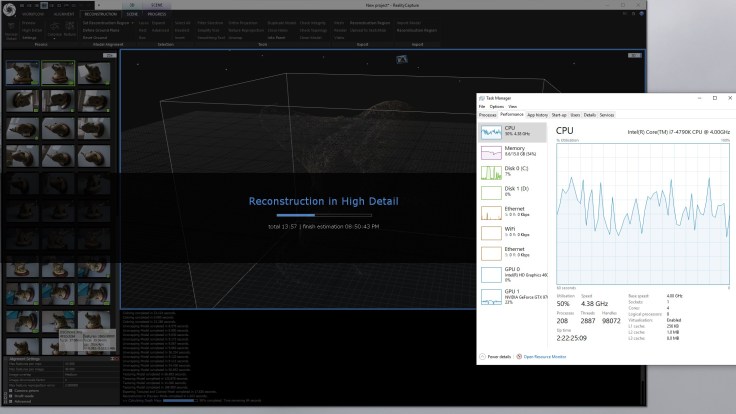 Photogrammetry Testing – Reality Capture [commercial software] – Prof ...