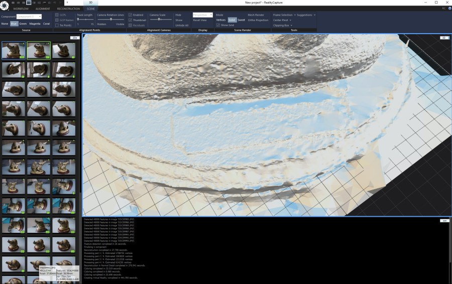 Photogrammetry Testing – Reality Capture [commercial software] – Prof ...