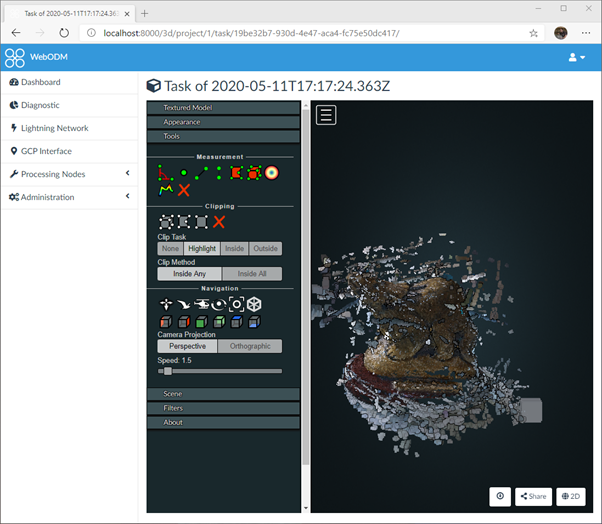 Photogrammetry testing: OpenDroneMap – Prof. Peter L. Falkingham