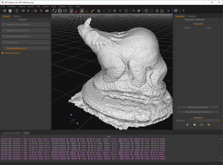 Photogrammetry Testing: 3DF Zephyr 5.0 – Prof. Peter L. Falkingham