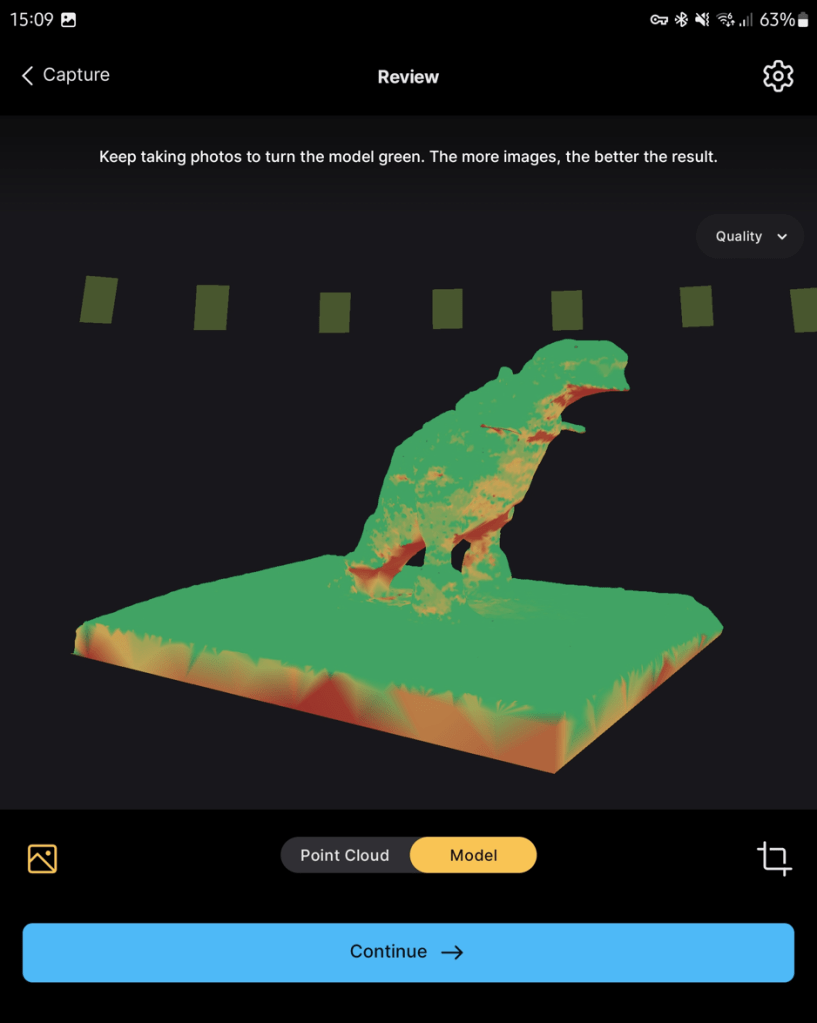 RealityScan – Photogrammetry on Android – Prof. Peter L. Falkingham