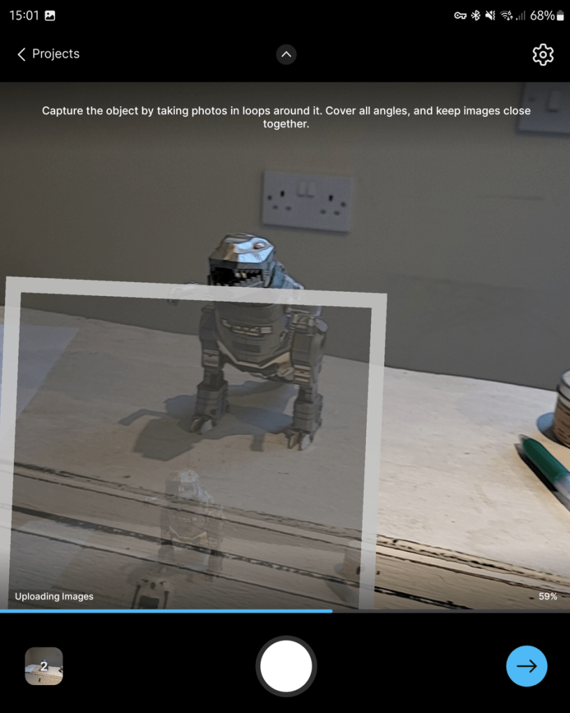 RealityScan – Photogrammetry on Android – Prof. Peter L. Falkingham
